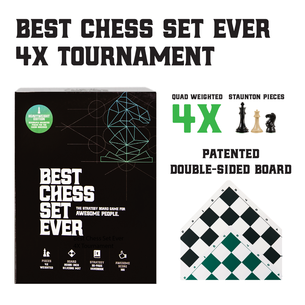 Best Chess Set Ever 4X Tournament Modern